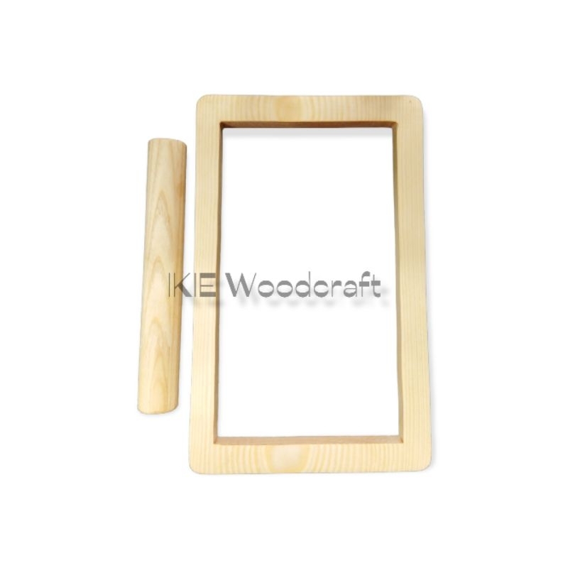 30x20cm Cookie Dough Leveler Frame+25CM ROLLING PIN | Shopee Malaysia