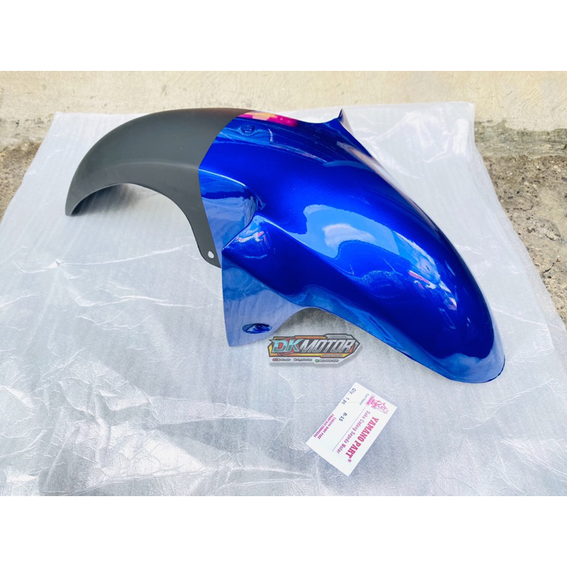 Yamaha R15 old Front Fender Fender Blue Glossy Import Original Details ...