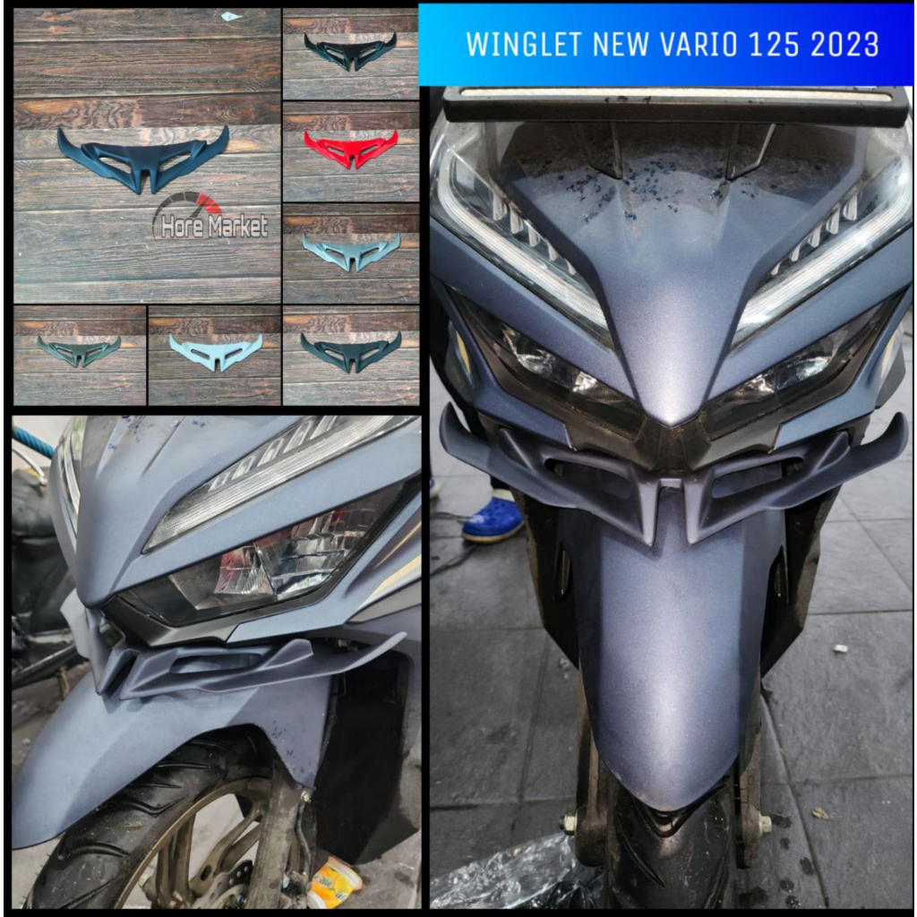 WINGLET VARIO 125 NEW CBS KEYLESS 2022 2023 HONDA CLICK 125 MOTORCYCLE ...