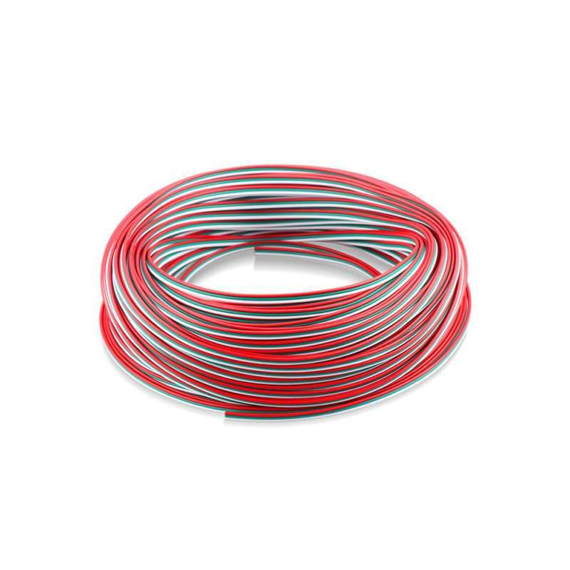 100M - Xnbada 22AWG 3Pin Electrical Wire PVC Copper Cable LED Strip ...