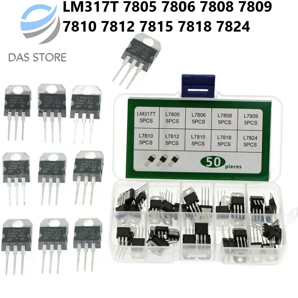 Ic Regulator DC voltage reducer LM 7805 7806 7808 7809 7810 7812 7815 ...
