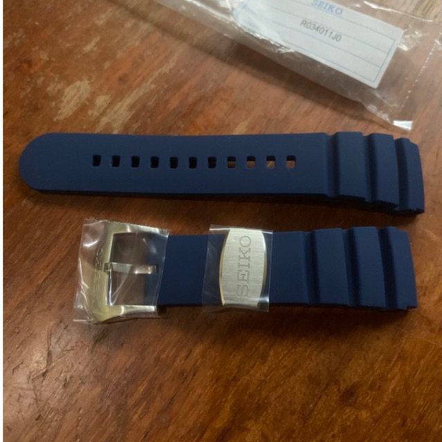 Original 22mm seiko rubber strap Watch strap | Shopee Malaysia