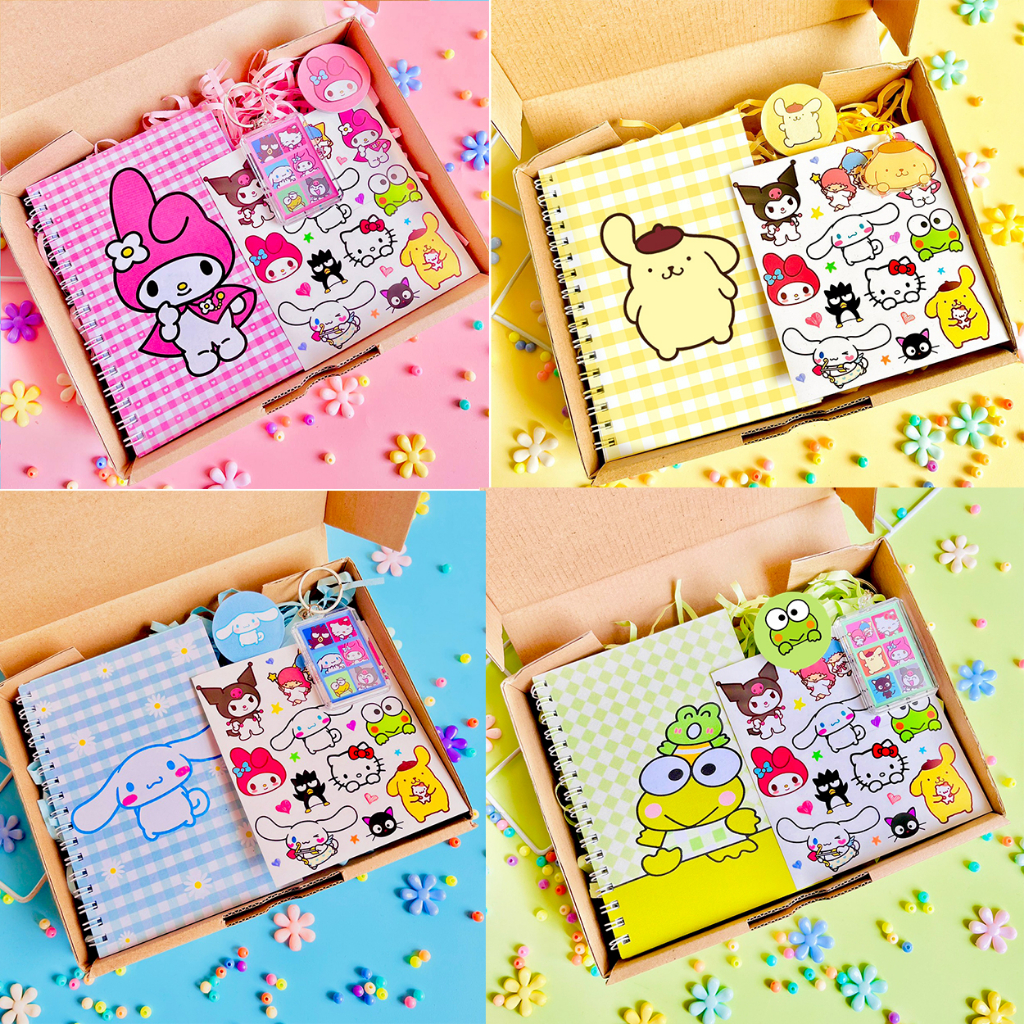Hampers Melody Hello Kitty / Kuromi Purin Box Package / Gift Box ...
