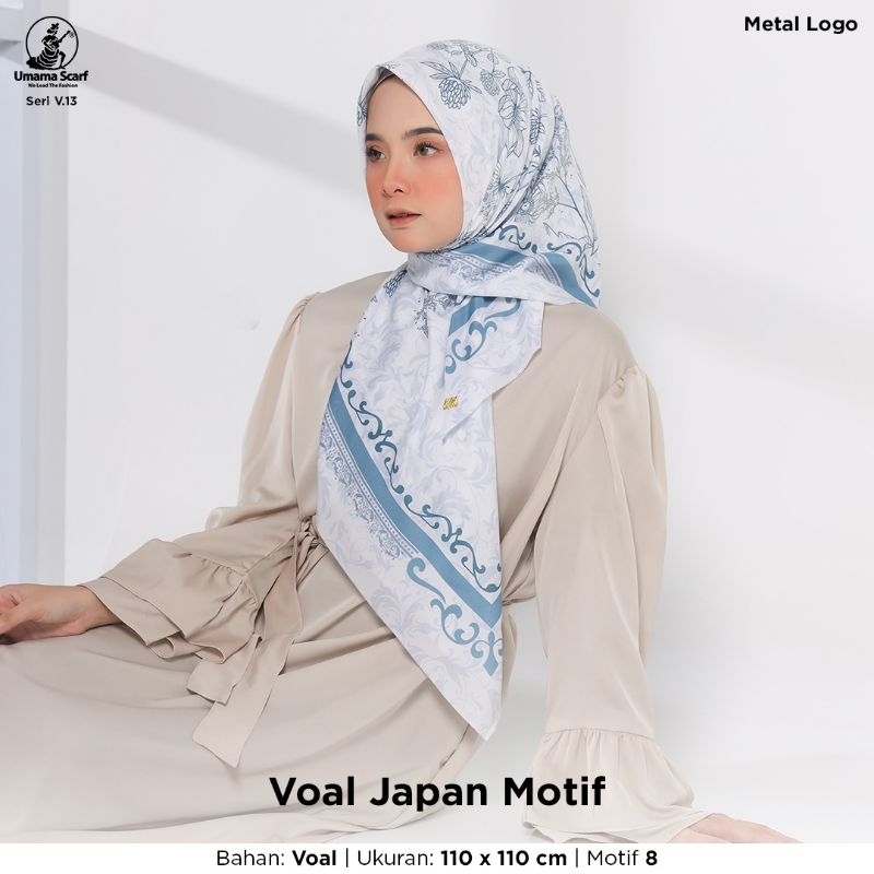 Japan MOTIF METAL LOGO HIJAB Quadrangle Latest PREMIUM LASER CUT MOTIF ...