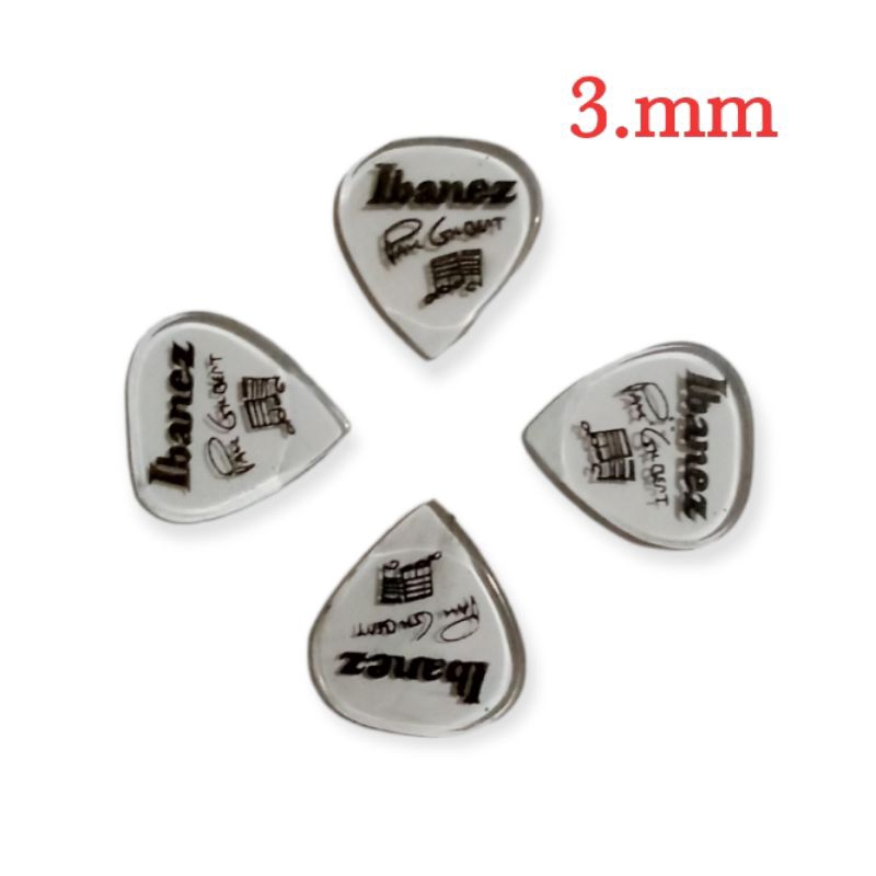 Guitar Pick Size 3.mm (4 pcs) | Shopee Malaysia
