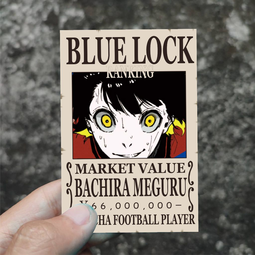 Poster Collection A4 Anime Blue Lock Ranking - Bounty Poster Decoration ...