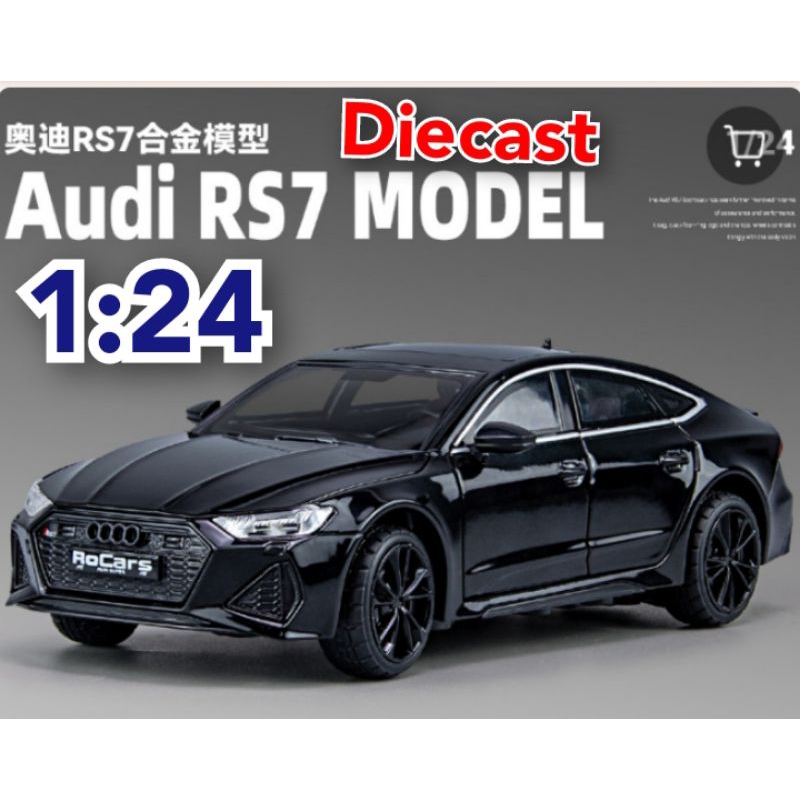 Diecast Miniature Car Display AUDI RS7 1:24 Scale Metal ALLOY BODY ... Diecast Miniature Car Display AUDI RS7 1:24 Scale Metal ALLOY BODY ...