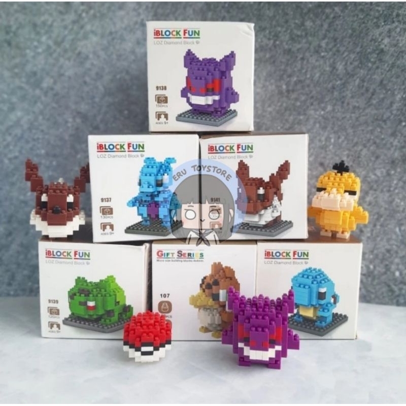 Figures Nanoblock Lego Puzzle Pokemon | Shopee Malaysia