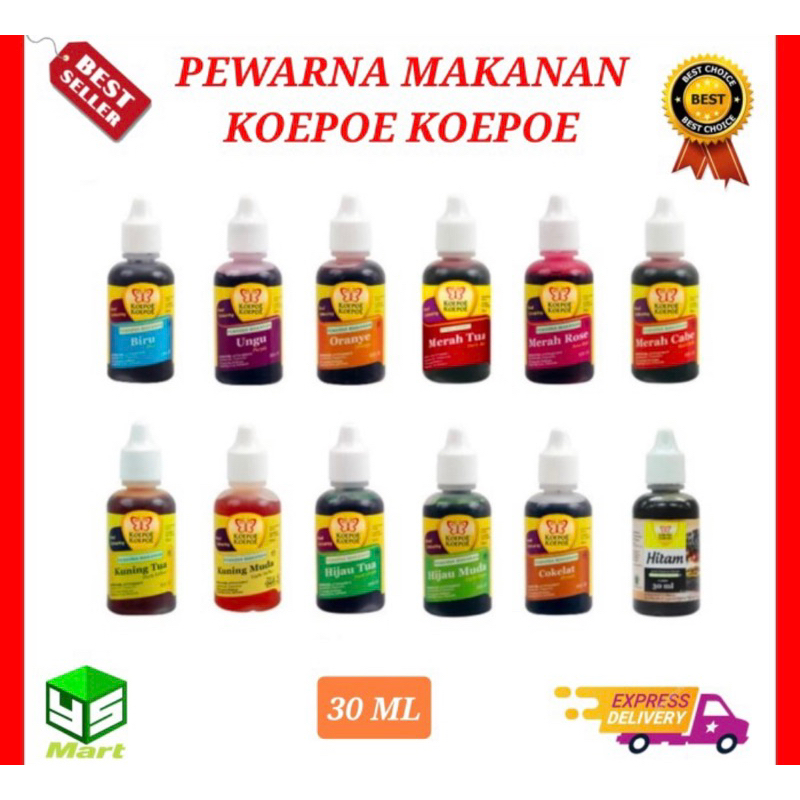 Koepoe koepoe Food Coloring 30ml | Shopee Malaysia
