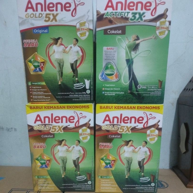 Anlene active & gold 5X original chocolate & vanilla 240g | Shopee Malaysia