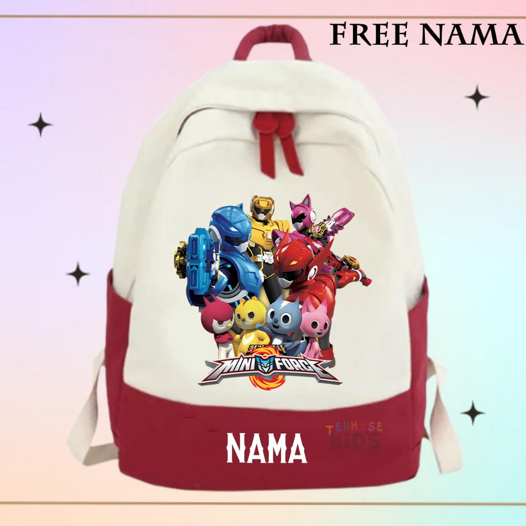 (FREE Name) Kindergarten Elementary School Children's backpack Cartoon ...