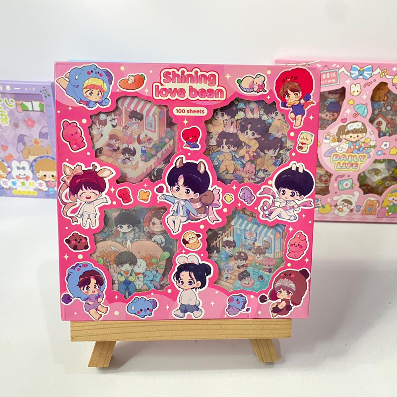 Tinytan Waterproof Stickers 100Pcs - TinyTan Cute Stickers | Boy ...