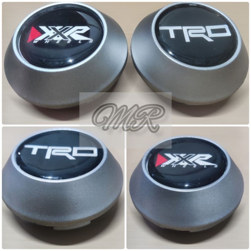 One PCS Cap Hubcap Rims Cone SILVER Metallic XXR TRD RESIN Legs 6.2 CM ...