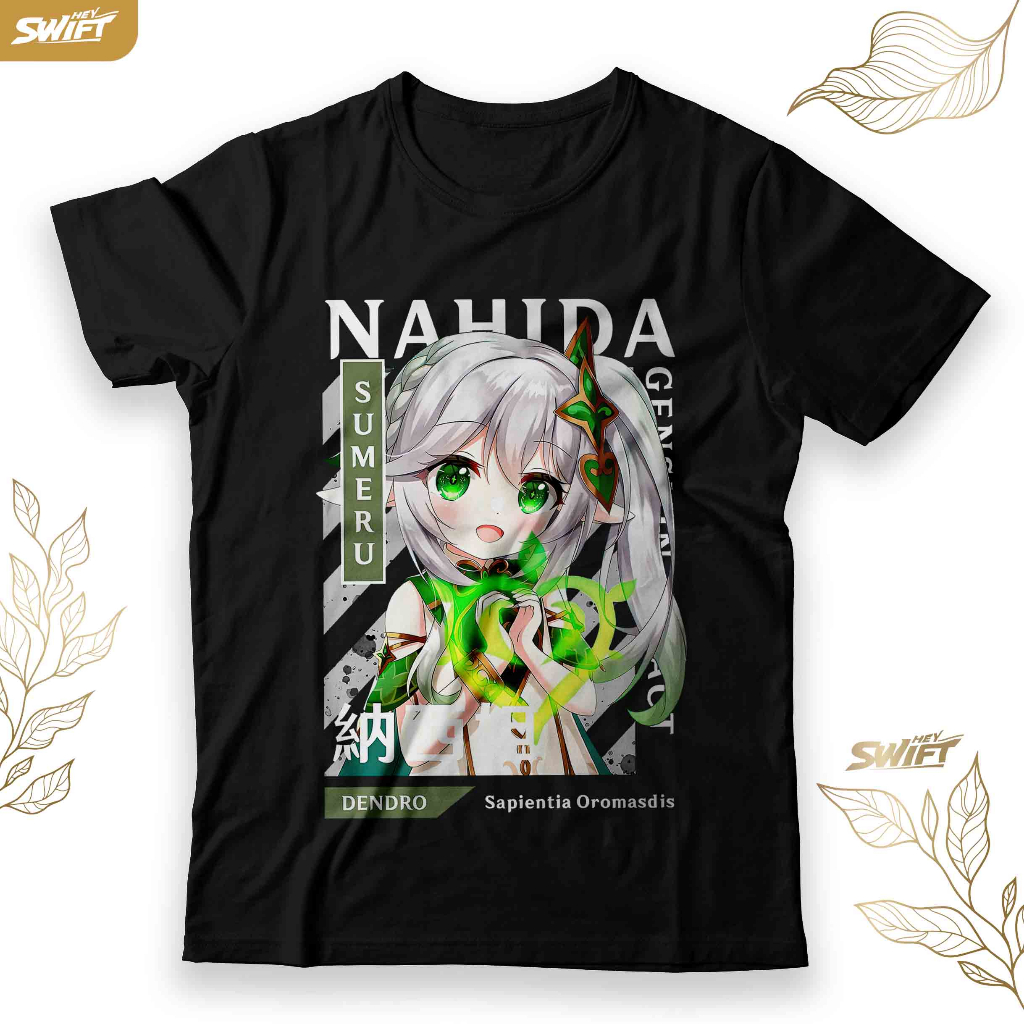 Nahida Genshin Impact T-Shirt DISTRO Shirt | Shopee Malaysia