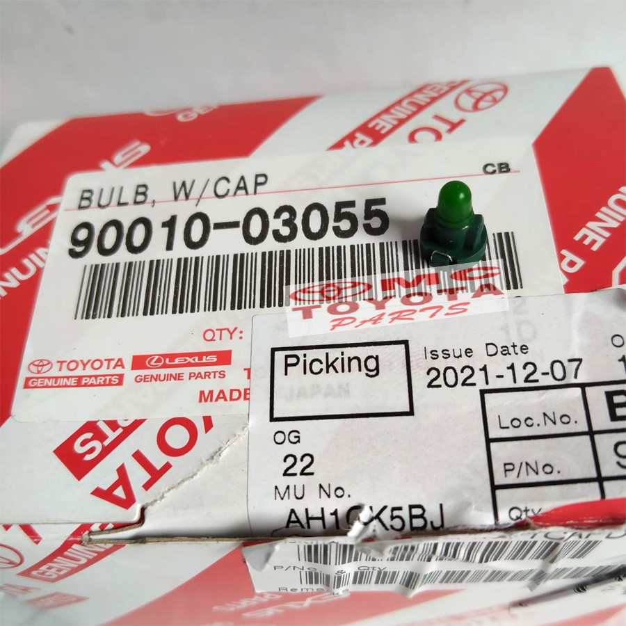 Camry Innova Fortuner AC Lamp Bulb 90010-03055 | Shopee Malaysia