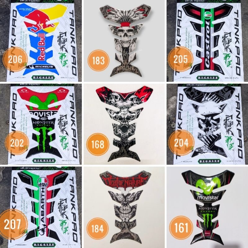 Tank Protector Sticker - All Motorcycle Tank Protector Tankpad Sticker ...