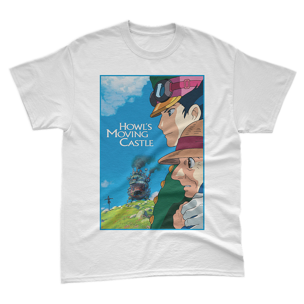 Howl's Moving Castle Anime T-Shirt - Studio Ghibli Howls Moving Castle ...