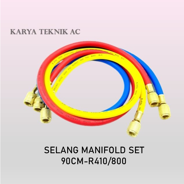 MANIFOLD HOSE R32 R410 90CM (CONTAINS 3 PCS) | Shopee Malaysia