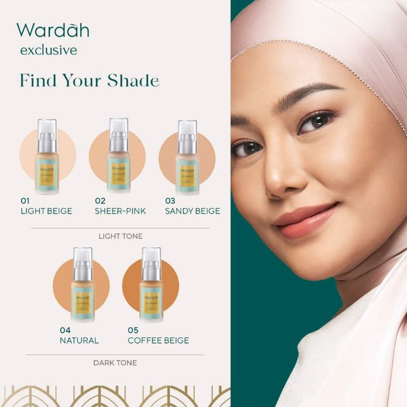 Wardah Exclusive Liquid Foundation 20ml | Shopee Malaysia
