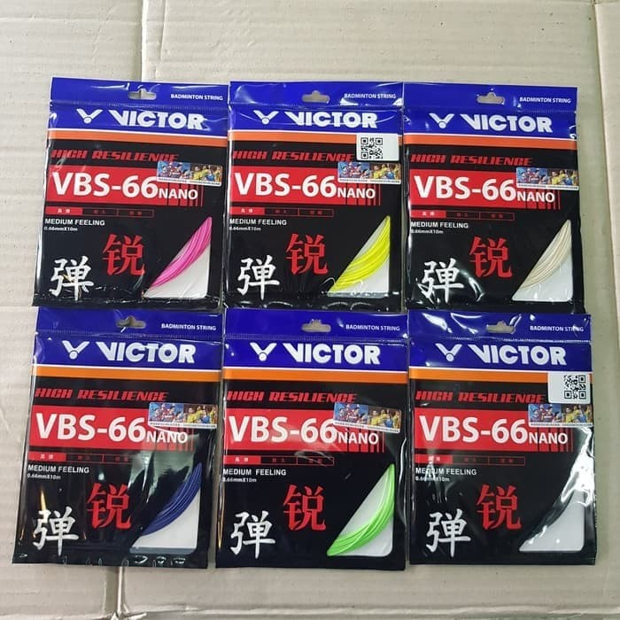 Original HOT VICTOR VBS-66 NANO BADMINTON RACKET STRING | Shopee Malaysia