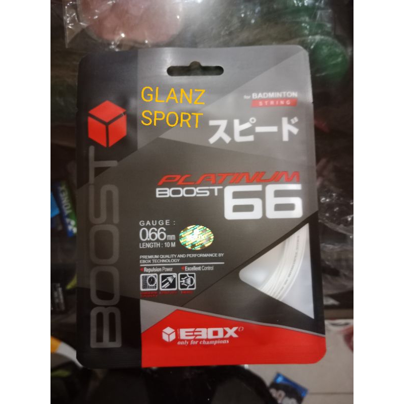 Original EBOX PLATINUM BOOST 66 BADMINTON STRINGS | Shopee Malaysia