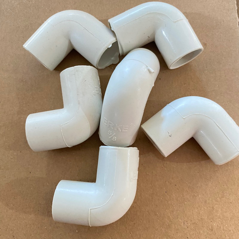 PUTIH Knee L BOW 5/8 ERKE brand / knee L BOW paralon / cable paralon ...