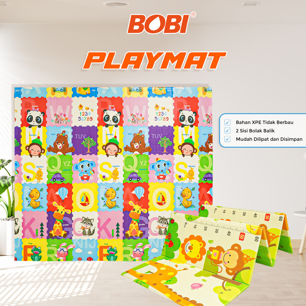 Bobi Brand Thin Folding Mat - Children's Folding Carpet Waterproof Baby ...