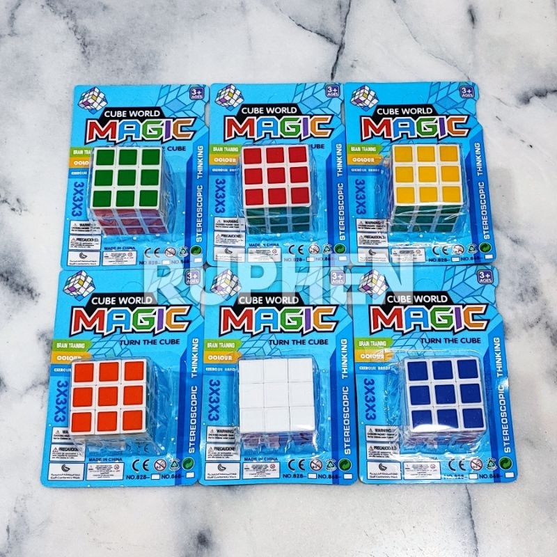 Cube World Magic Rubik Cubic 3x3 Base White | Shopee Malaysia