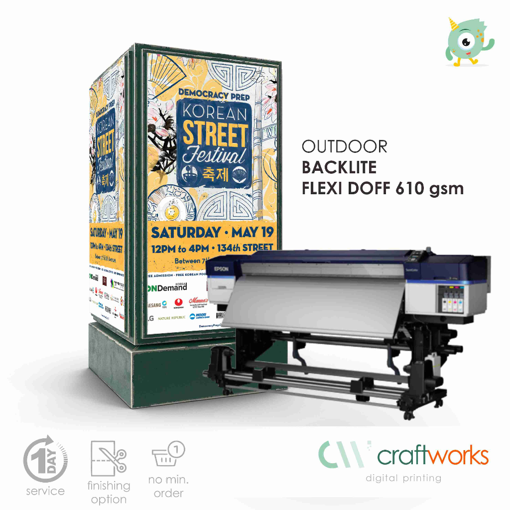 Print FLEXI BACKLITE DOFF 610 GSM BANNER BANNER | Shopee Malaysia