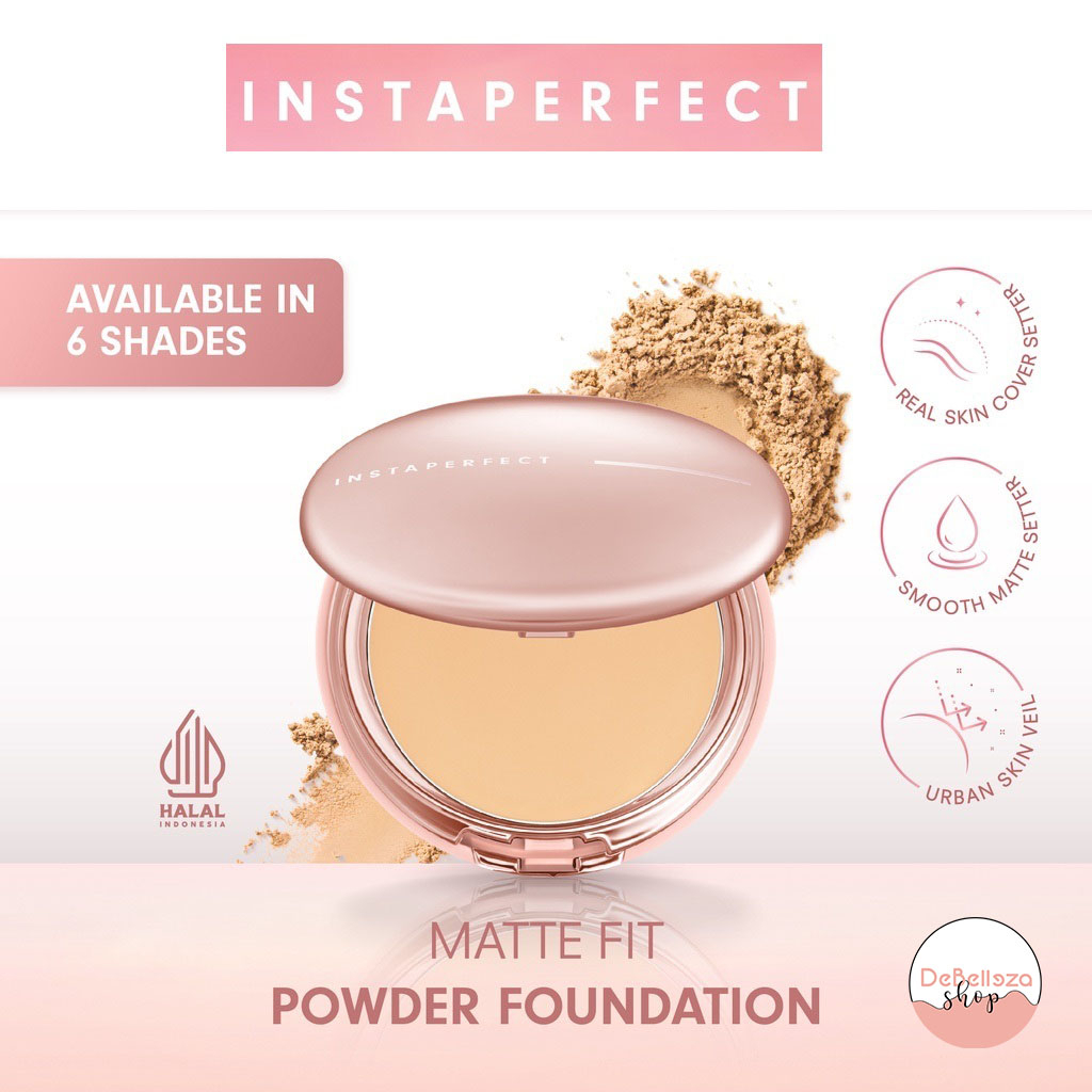 INSTAPERFECT MATTE FIT Powder Foundation - Pressed Powder | Shopee Malaysia