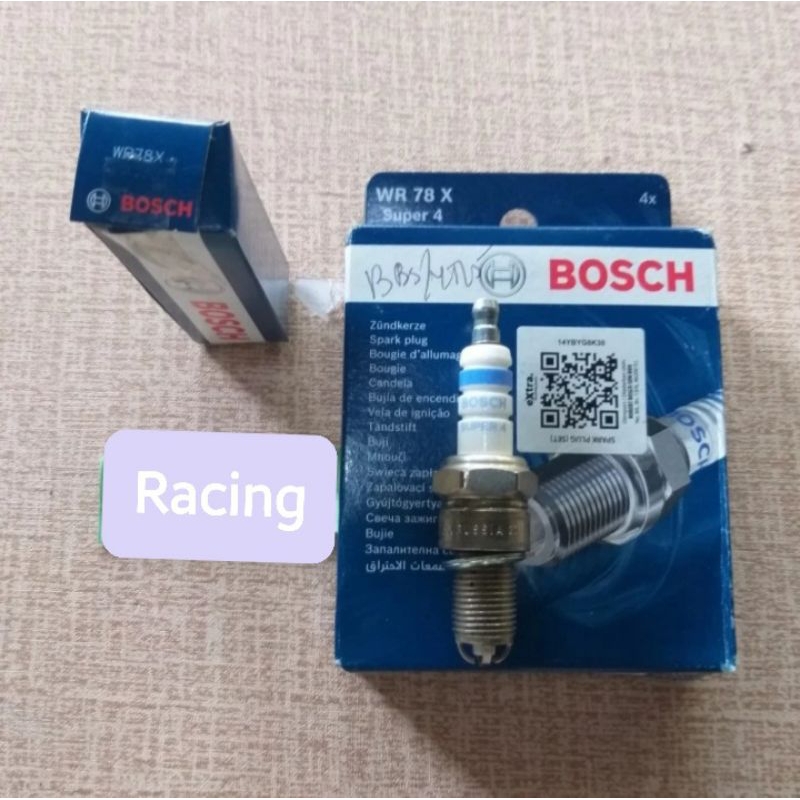 Bosch Racing WR78X 4-leg Spark Plug kijang series carry futura ...