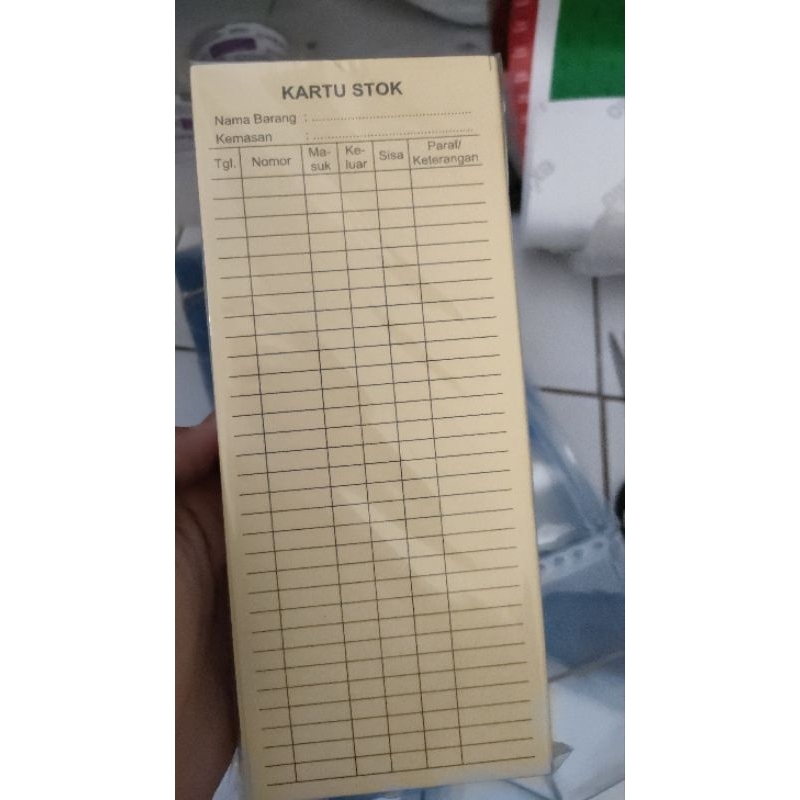 Medicine stock card, reversible stock card, contains 100 sheets ...