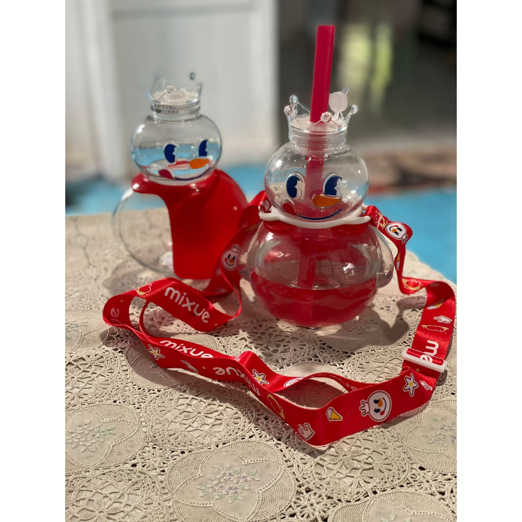 Mixue Snow King Viral Drink Bottle 700ml FREE Rope/Water Storage ...