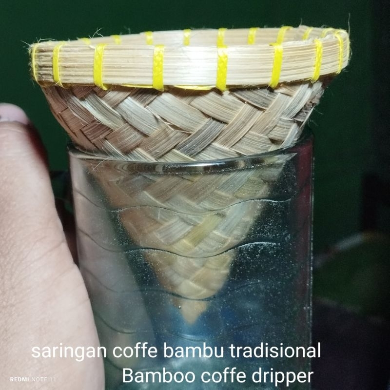Traditional bamboo coffee filter, bamboo coffee dripper, natural ...