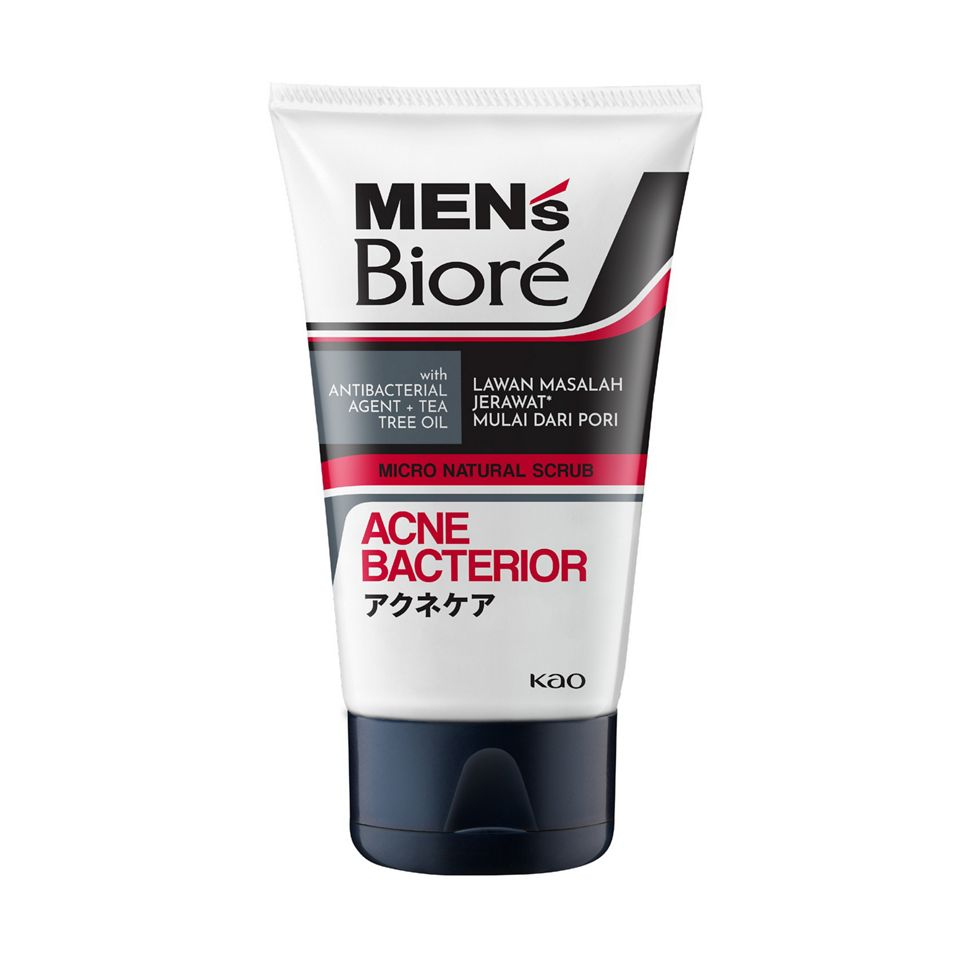 MEN'S BIORE Facial Foam Acne Bacterior 100 gr | Shopee Malaysia