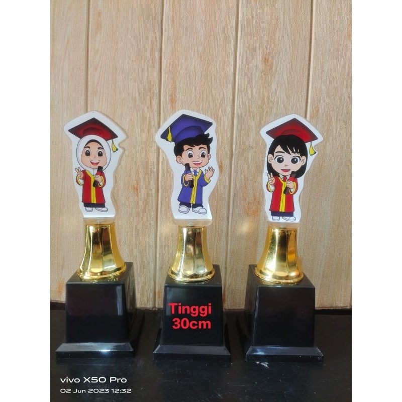 Graduation TROPHY GRADUATION TROPHY (GRADUATION RSN L1) UNIT | Shopee ...