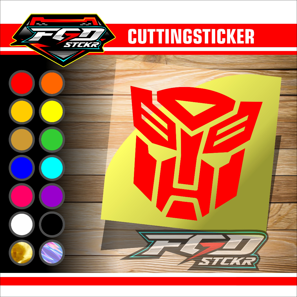 Cutting Sticker TRANSFORMERS LOGO AUTOBOT DECEPTICON | Shopee Malaysia