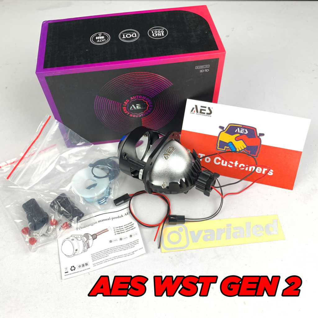 Projie Biled AES WST Gen 2 2.5 inch Blue Lens RHD Cut Off Projector Bi ...