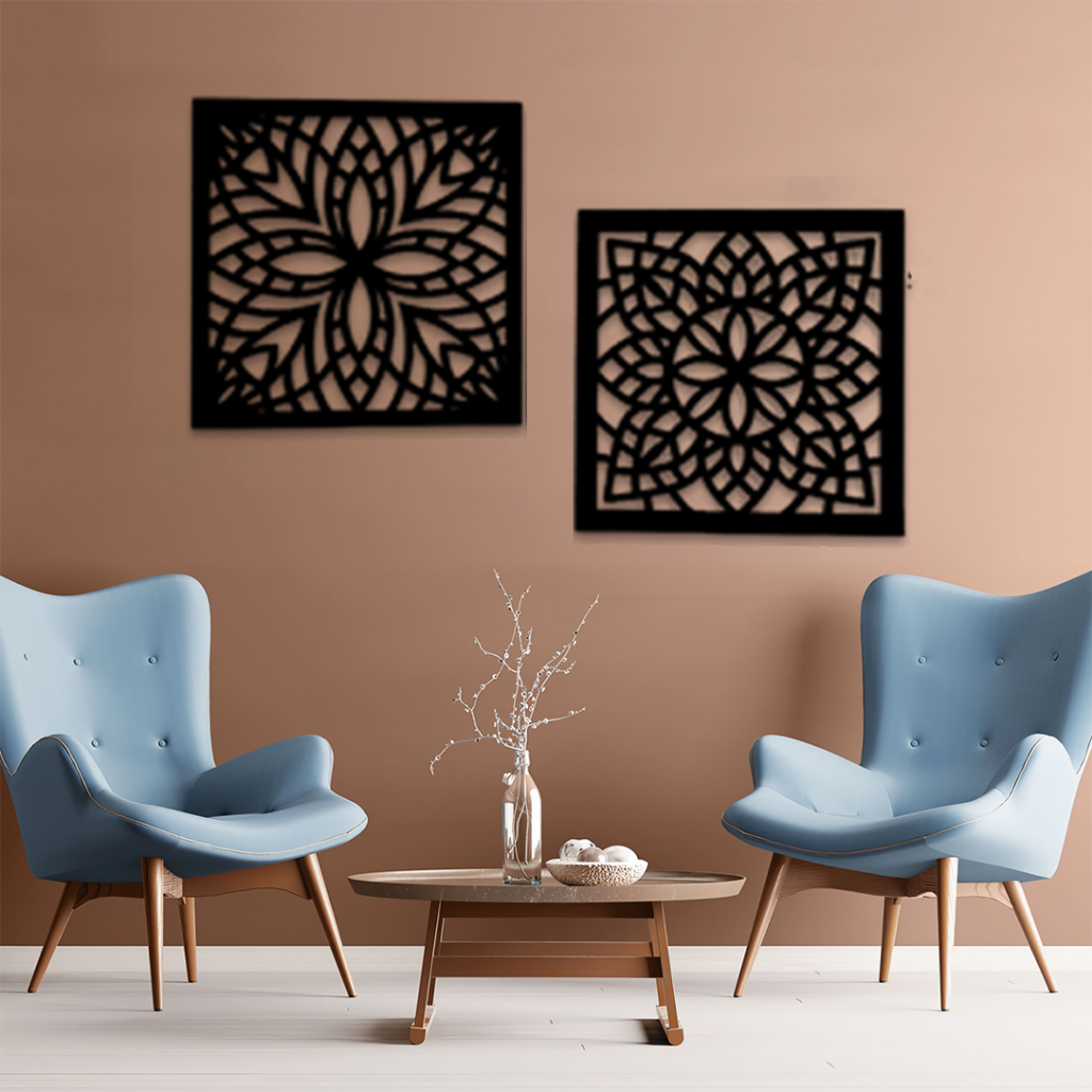 HIASAN DINDING KAYU Wooden Wall Decor, Aesthetic Batik Wall Decoration ...