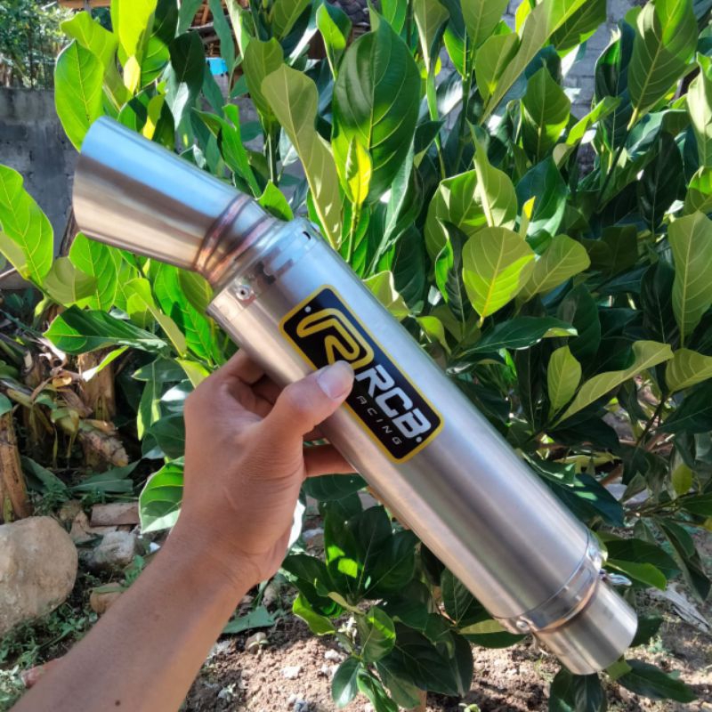 Rcb Cha exhaust with large funnel, 50mm inlet, bonus per clamp | Shopee ...