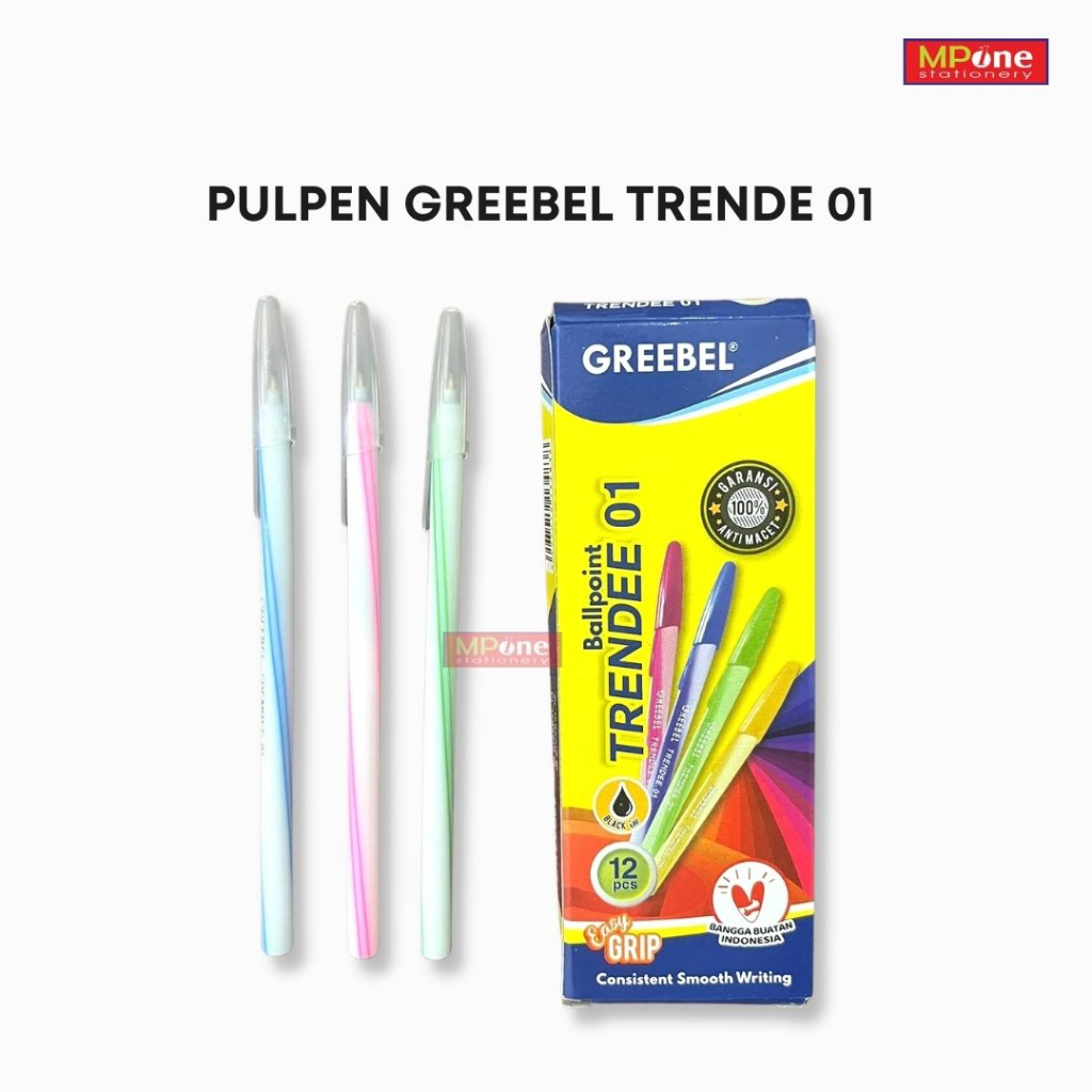 (1Box) Greebel Pen/Greebel Trende Pen/Greebel Pen | Shopee Malaysia