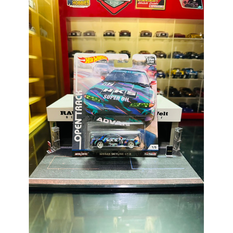 Hotwheels Open Track Nissan Skyline GTR R32 HKS Advan Japan Sticker ...