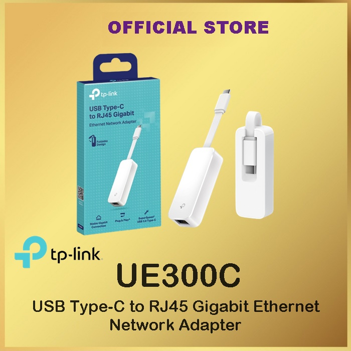TP-LINK UE300C Type-C to RJ45 Gigabit Ethernet Tplink Adapter UE300 C ...