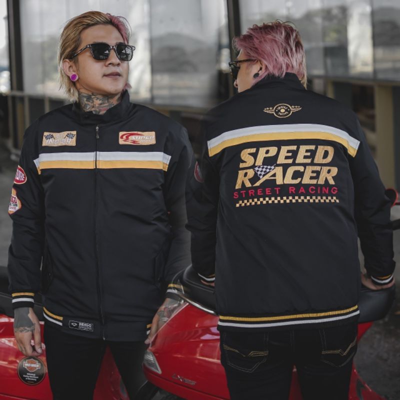 Nascar Strip Racing Vintage Speed Racer Jacket | Shopee Malaysia