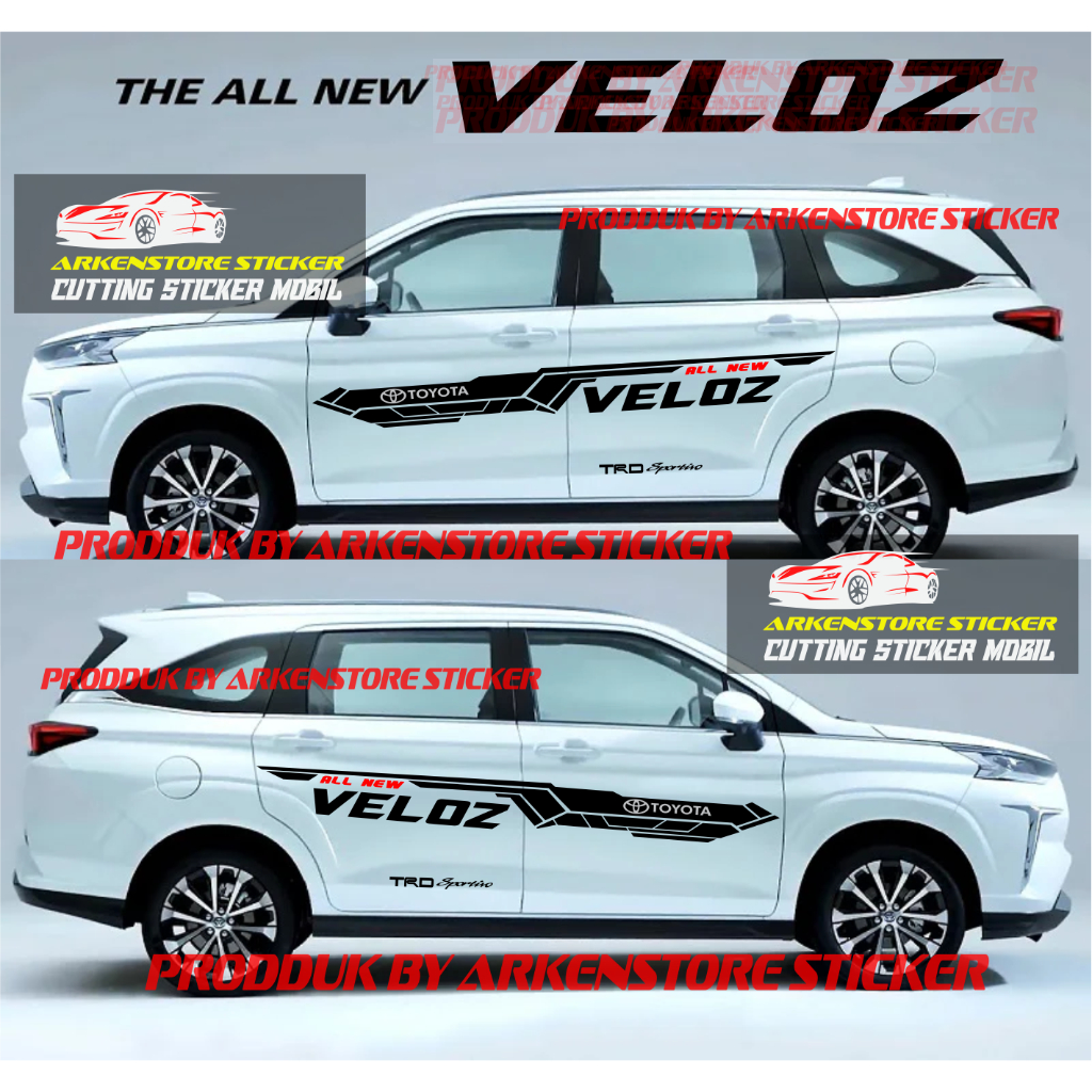 Cutting STICKER CAR STICKER ALL NEW VELOZ STICKER TOYOTA AVANZA ALL NEW ...