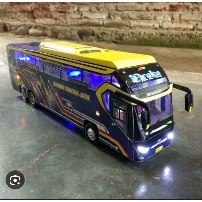 Jet bus car miniature bus STJ Sudiro Tungga jaya DRAKA telolet Basuri ...