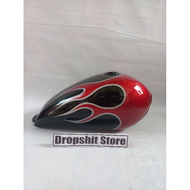Teardrop Japstyle Chopper Bobber Custom Sporter Paint Tank, thick leak ...