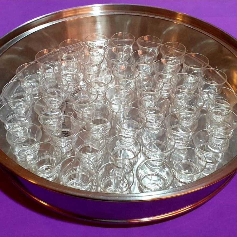 Traditional Church Supper Tray/Coaster Contains 42 Cups (Not with Lid ...