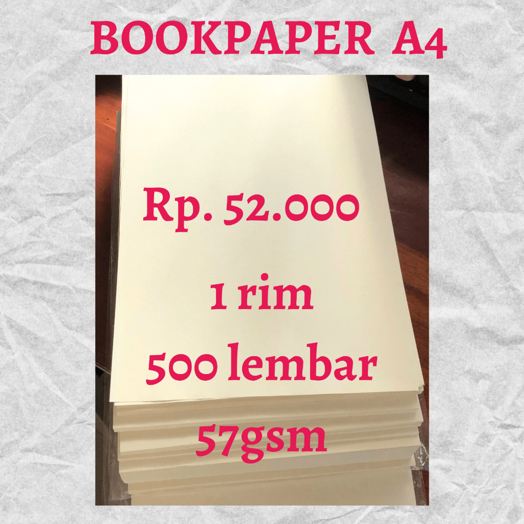 A4 Bookpaper 500 sheets | Shopee Malaysia
