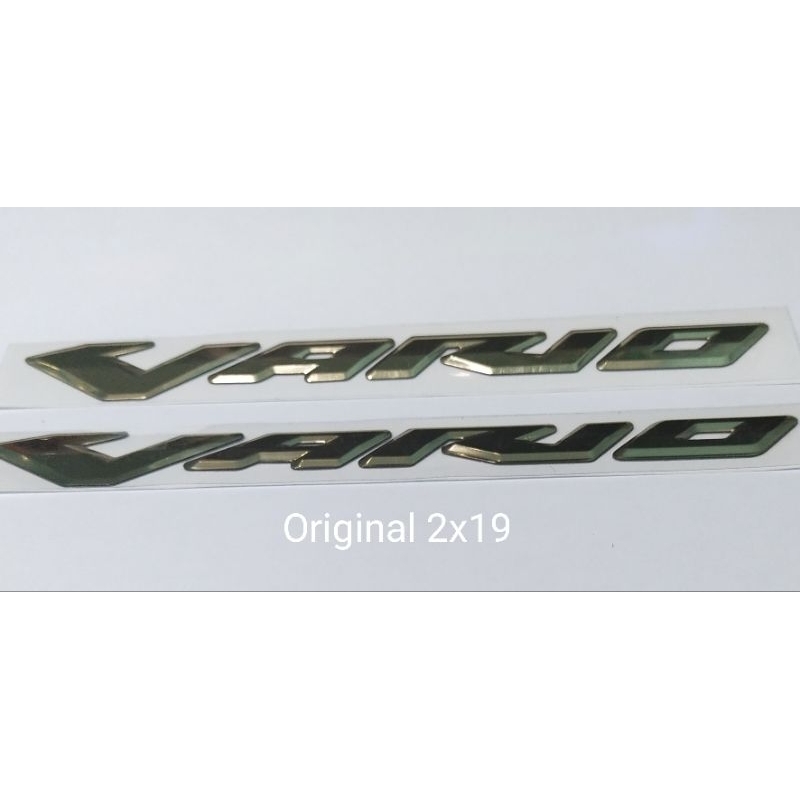 Original Vario emblem Decal 2x19cm | Shopee Malaysia